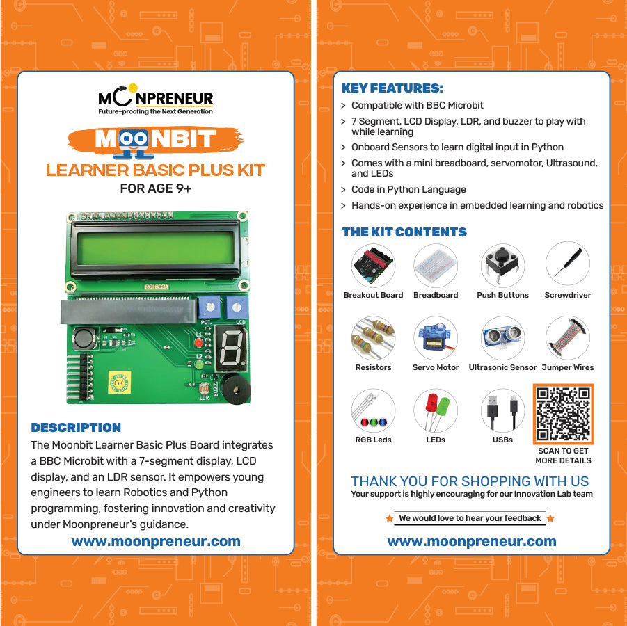 Moonbit Learner Basic Plus Kit – Moonpreneur