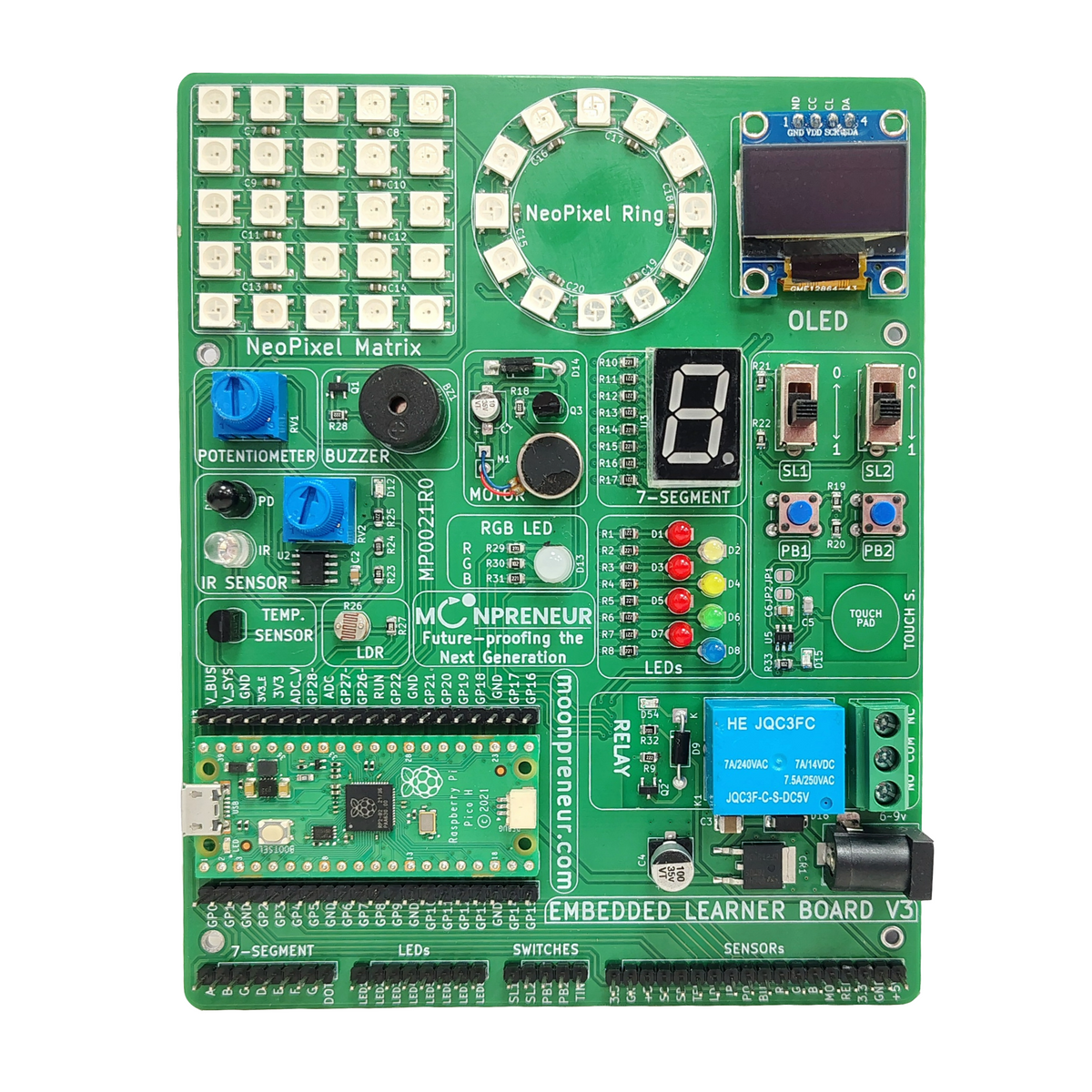 Embedded Learner Board - Version 3.1 – Moonpreneur